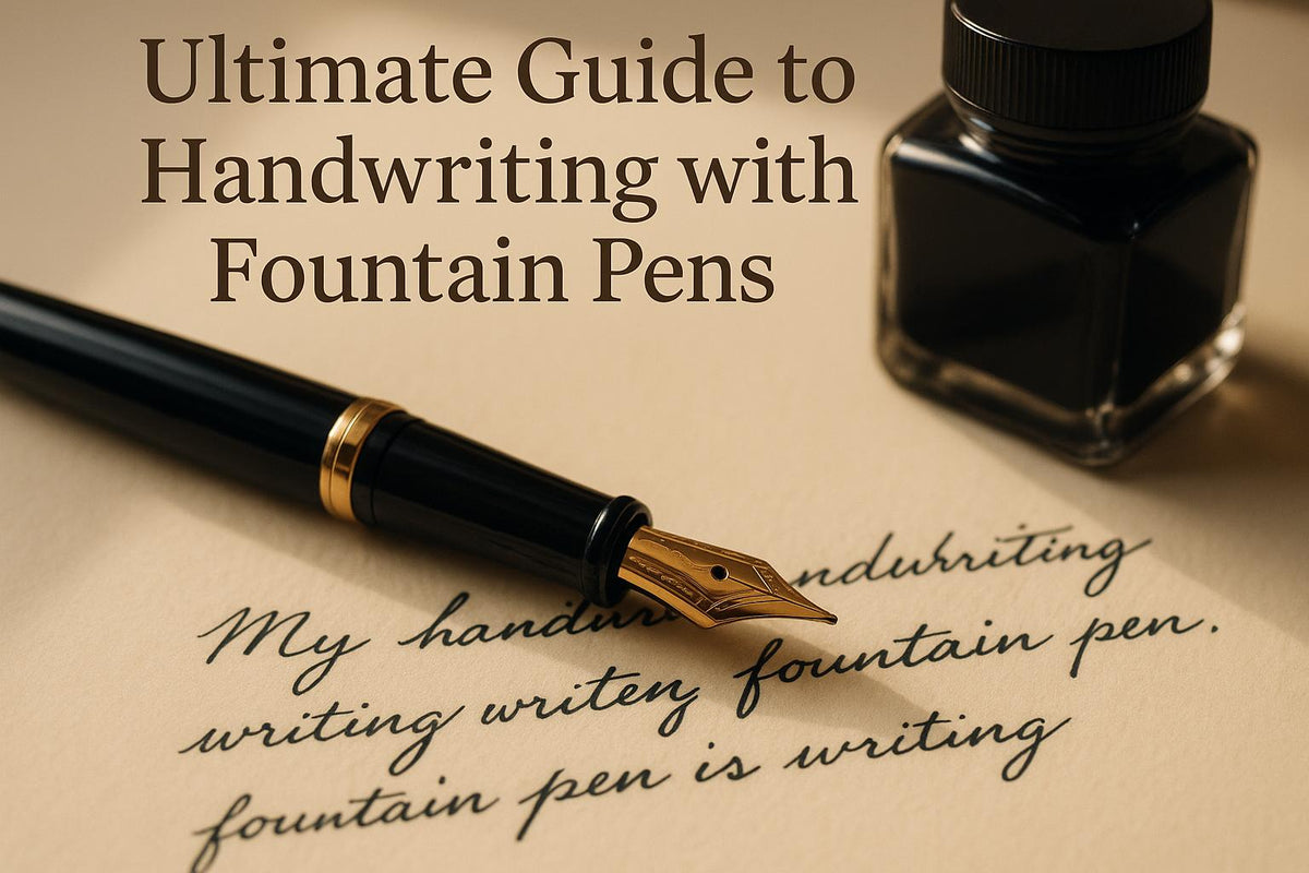 Ultimate Guide to Handwriting with Fountain Pens – Fountain Pen Revolution